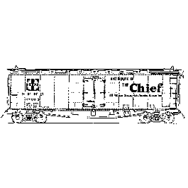 Intermount - Reefer Car ATSF - The Chief RR-23 Ship & Travel ATSF ...