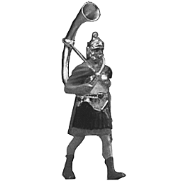 Preiser - Roman Legions Figures 1/25 Scale - Soldier Marchig w/Horn ...