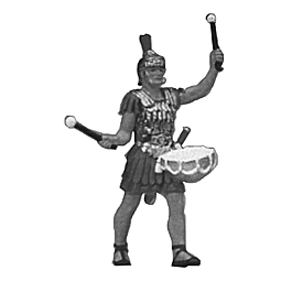 Preiser - Roman Legions Figures 1/25 Scale - Soldier Marching w/Drum ...