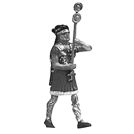 Preiser - Roman Legions Figures 1/25 Scale - Standard Bearer Marching w ...