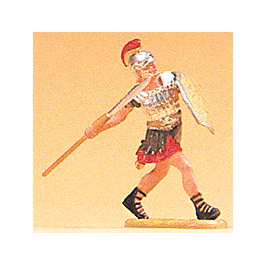 Preiser - Roman Legions Figures 1/25 Scale - Soldier Running w/Spear ...