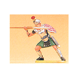 Preiser - Roman Legions Figures 1/25 Scale - Soldier w/Spear - 590-50211