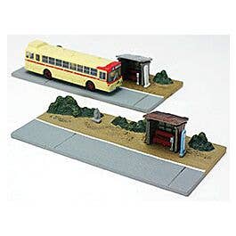TomyTec - Rural Bus Stop - Kit - 738-262978