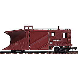 Walthers - Russell Snow Plow - Burlington Northern (Mineral Red) - 932-8504