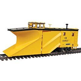 Walthers - Russell Snowplow - Ready to Run - Conrail #64523 (yellow ...