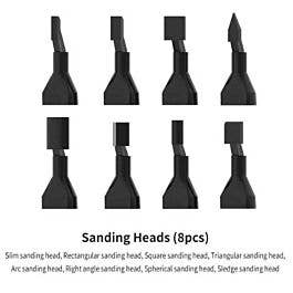 DSPIAE - Sanding Head For Reciprocating Sander - 8 Heads: Rectangle ...