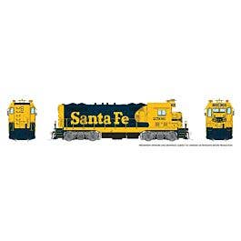 Rapido - Santa Fe CF7 w/Square Cab - Sound and DCC - Santa Fe #2600 (Warbonnet, blue, yellow ...