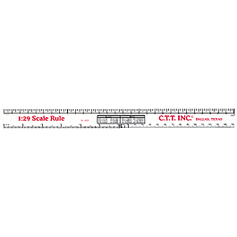 CTT Inc - Scale Ruler - 1:29 (G) Scale - 233-9029