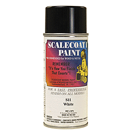 Scalecoat - Scalecoat I Railroad Spray Paint - 6oz 177mL - White - 640 ...