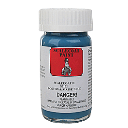 Scalecoat - Scalecoat II Railroad Paint- 2oz 59.1mL - Boston & Maine Blue - 640-21222