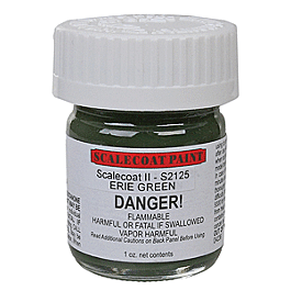 Scalecoat - Scalecoat II Railroad Paint 1oz 29.6ml - Erie Green - 640-21251