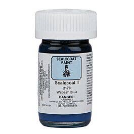 Scalecoat - Scalecoat II Railroad Paint 1oz 29.6ml - Wabash Blue - 640-21701
