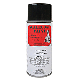 Scalecoat - Scalecoat II Railroad Spray Paint - 6oz 177mL - Canadian National Orange-Red - 640-21266