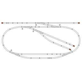 MTH - ScaleTrax Layout Pkg #1 (Drop Ship) - 4 x 8 Roosevelt Junction ...