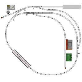 MTH - ScaleTrax Layout Pkg #5 (Drop Ship) - 8 x 9 Spare Room & Pacific ...