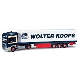 Herpa - Scania R Topline Tractor w/Reefer Trailer - Assembled - Wolter ...
