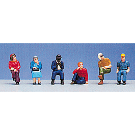 Life-Like - SceneMaster(TM) Pedestrians - People Sitting - 433-1636