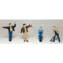 Life-Like - SceneMaster(TM) People Working - Railroad Figures - 433-1805