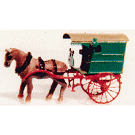N Scl Arch - Shire Scenes Horse-Drawn Wagon w/Horse & Lamp Jewels - Kit ...