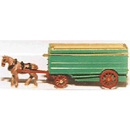 N Scl Arch - Shire Scenes Horse-Drawn Wagon w/Horse & Lamp Jewels - Kit ...