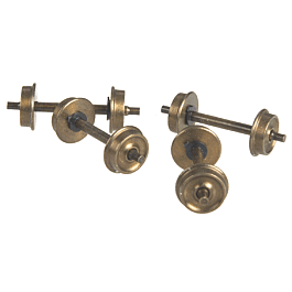 NWSL - Shoulder Axle Nickel-Silver Wheelset - 28"/110 - 53-371054
