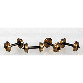NWSL - Shouldered Axle Nickel-Silver Wheelset - Grant Line - 53-374504