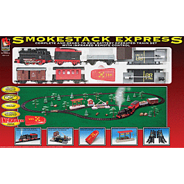Life-Like - Smoke Stack Express Train Set - Battery-Powered - 433-8851