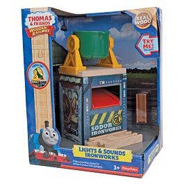 Fisher-Pri - Sodor Ironworks w/Light & Sound - Thomas & Friends(TM ...