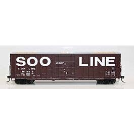 Fox Valley - Soo Line-Built 7-Post 50' Plug-Door Boxcar - Ready to Run ...