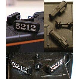 Cal Scale - Southern Pacific - Style Side Number Board - 190-611