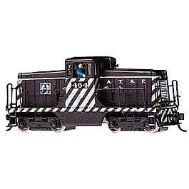 Bachmann - Spectrum GE 44-Ton Diesel Switcher - ATSF Zebra Stripe #464 ...