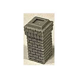 Bar Mills - Square Brick Chimney - Unpainted Cast Resin 11/16" 1.7cm ...