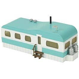 MTH - Stainless Mobile Home - Turquoise & White - 507-3090108
