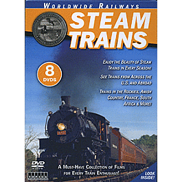 Topics Ent - Steam Trains DVD Set - 8 DVDs - 131-60757