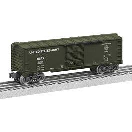 Lionel - Steel Boxcar - 3-Rail - Ready to Run - U.S. Army #8250 (olive ...