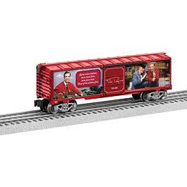 Lionel - Steel Boxcar - 3-Rail - Ready to Run - Mister Fred Rogers (red ...