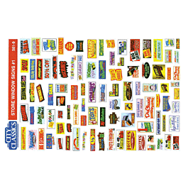 City Class - Store Window Signs - Set #1 - 195-5019