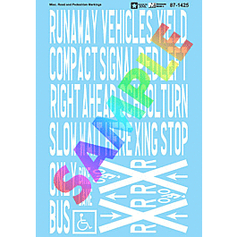 Microscale - Street Decal Set - Miscellaneous Road & Pedestrian ...