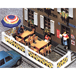 Faller - Tables and Chairs - 4 Tables and 24 Chairs - 272-579