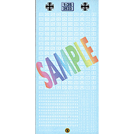 Trident - TL Decals - Military - Modern German Army (BW) - White ...