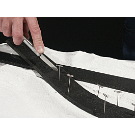 Woodland - Track-Bed Roadbed Material - Standard Track Profile pkg(12 ...