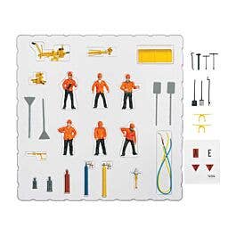 Marklin - Track Laying Gang w/Tools - 6 Figures - 441-56408