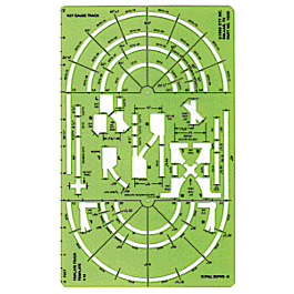 CTT Inc - Track Template - For O and O-27 Track - 233-1000