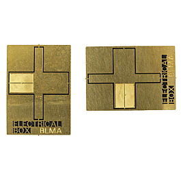 BLMA - Trackside Electrical Box pkg(2) - 176-8104