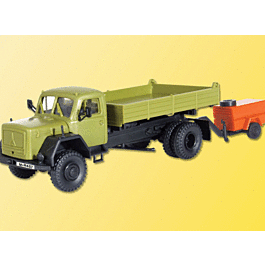 Kibri - Tractor/Trailer - Magirus Low Loader & Compressor - 405-14045