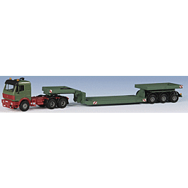 Kibri - Tractor/Trailer Rigs: Mercedes Benz SK ZM Cab with Low Loader ...