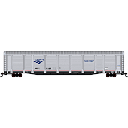 Con-Cor - Tri-Level Auto Rack - Ready to Run - Amtrak (Phase V) - 223-14710