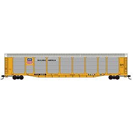 Con-Cor - Tri-Level Auto Rack - Ready to Run - Union Pacific #4 (yellow ...