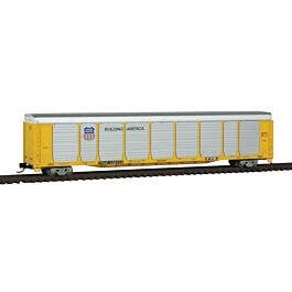 Con-Cor - Tri-Level Auto Rack - Ready to Run - Union Pacific #5 (yellow ...