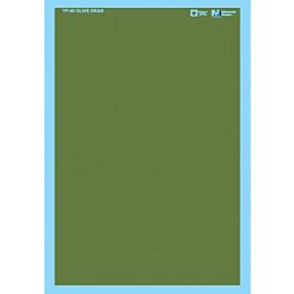 Microscale - Trim Film Solid Color Decal Sheet - Olive Drab - 460-TF50